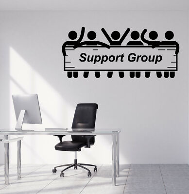 Wall Vinyl Decal Sticker Teamwork Word Motivation Support Group (n1082 ...