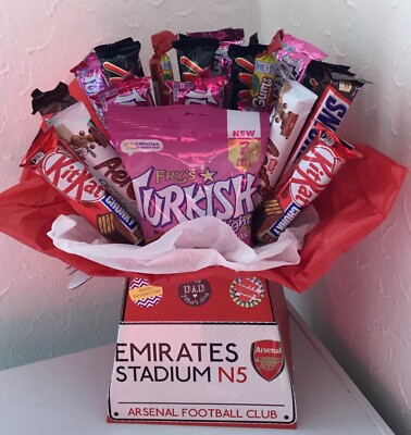 Arsenal Chocolate Bouquet | eBay UK