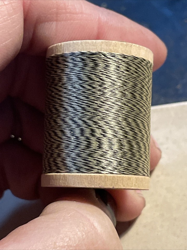 VINTAGE NOS RICE'S SIZE A ROD WINDING NYLON THREAD FLY TYING 12 SPOOLS ...