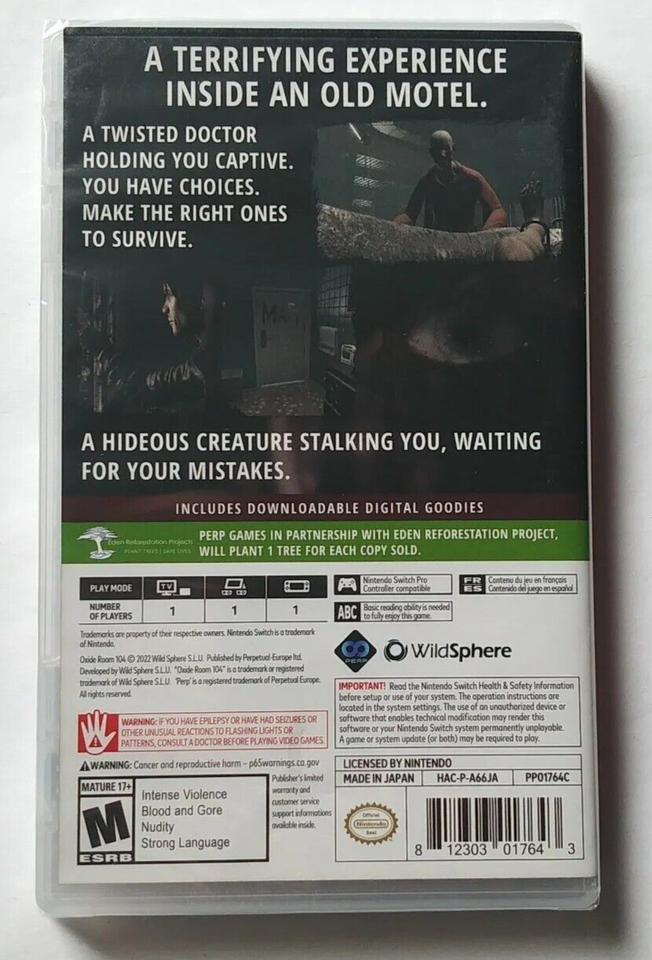 Oxide Room 104 Nintendo Switch - Horror - Brand New & Factory Sealed | eBay