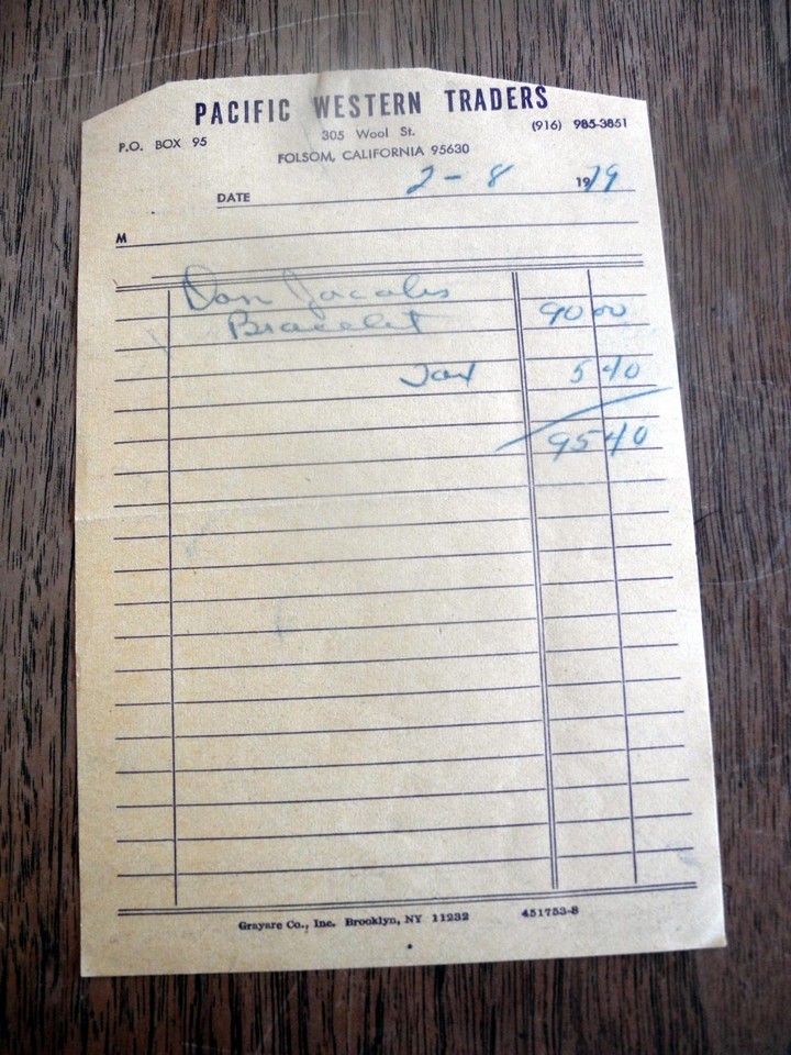 Vintage Bisbee Spiderweb Turquoise Cuff Bracelet, 1 of A Kind, Receipt ...