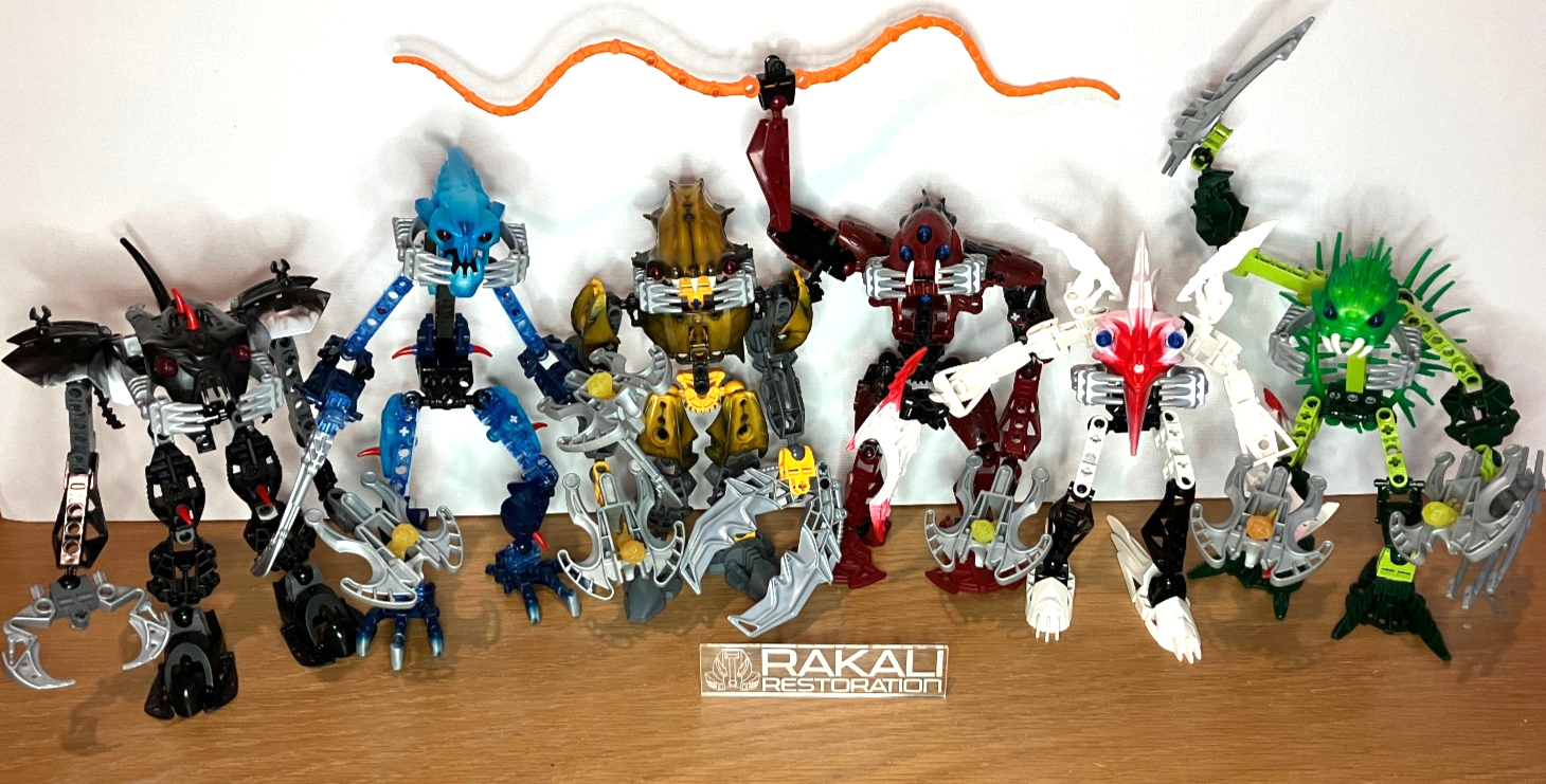 LEGO Bionicle: Barraki - Set of 6 - w/ 1 squid ammo each! | eBay UK