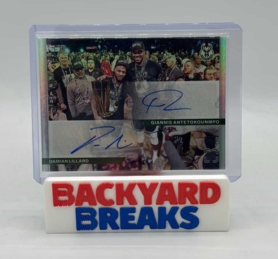 2024-25 Panini Photogenic Giannis Antetokounmpo Damian Lillard Dual ...
