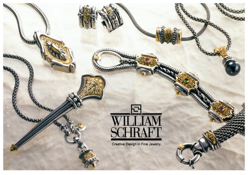 vintage William Schraft fine Jewlery postcard auction template Non ...