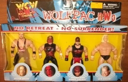 wcw wwe wwf ljn classic superstars nwo wolfpac nash, sting, savage ...