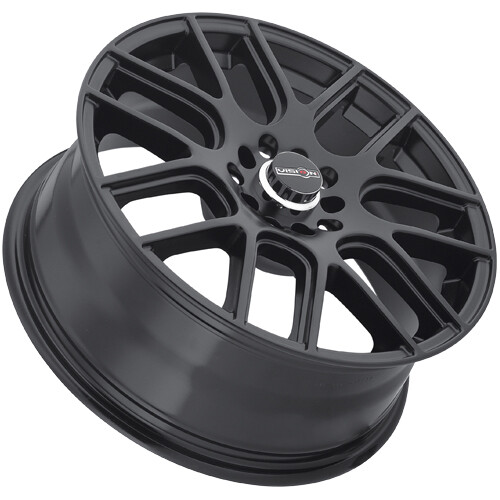 (Set-4) Vision 426 Cross 16x7 5x110/5x115 +38mm Matte Black Wheels Rims ...