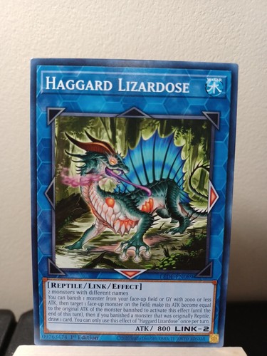 Yugioh! - Haggard Lizardose - LEDE-EN089 - 1st Edition - Common NM | eBay