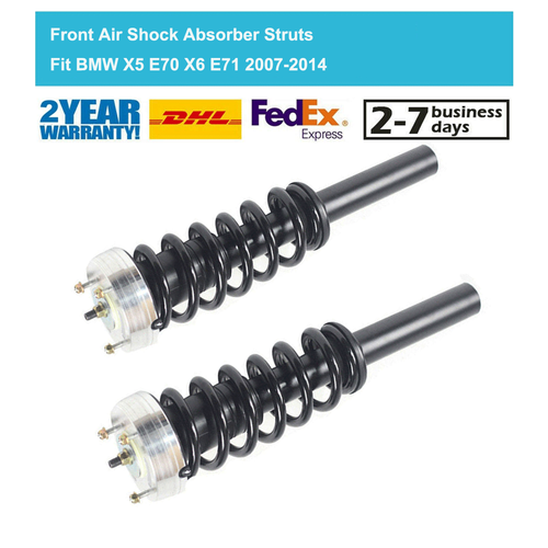 2x Front Shock Absorber Struts Assembly Fit BMW X5 E70 X6 E71 07-14 ...