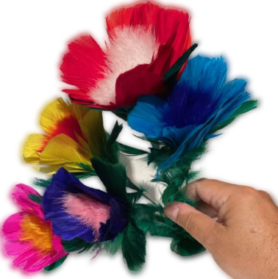 15” SLEEVE FEATHER FLOWER BOUQUET Magic Trick Stage Production From ...