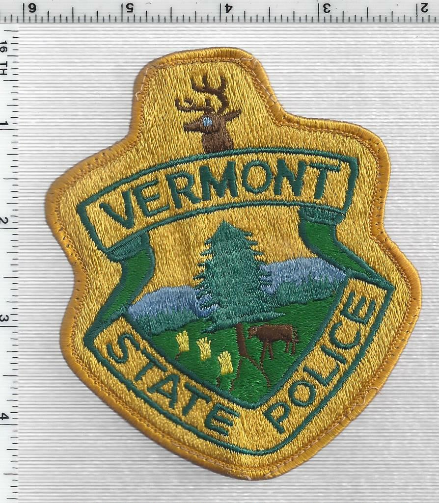 State Police (Vermont) 2nd Issue Uniform Take-Off Shoulder Patch | eBay