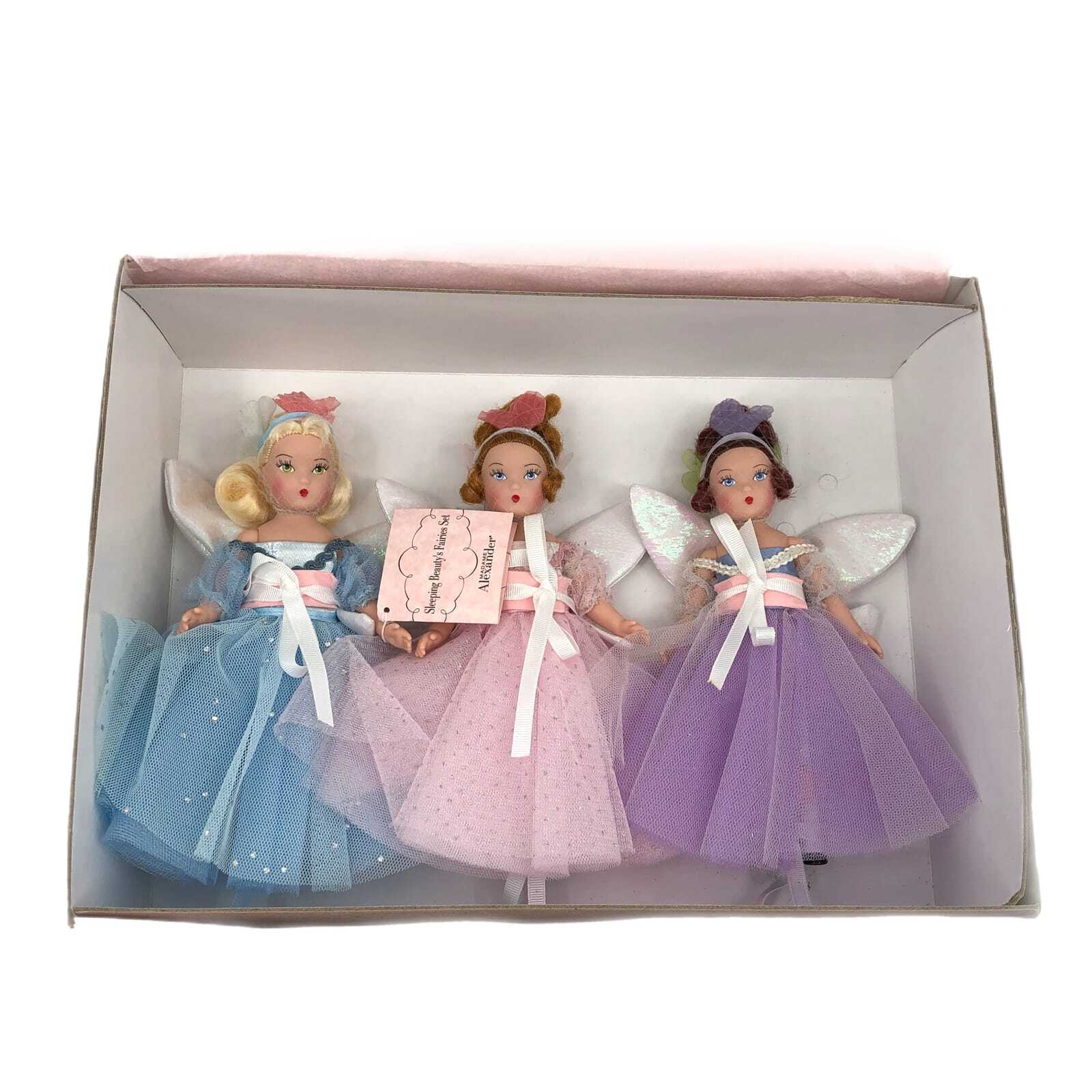 Madame Alexander Blue Pink Sleeping Beauty's Fairies Set | Play Doll | eBay