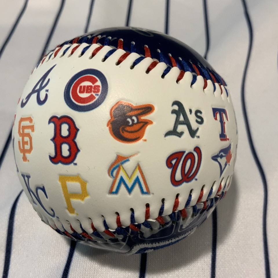 2016 Embroidered MLB Logo Team Logos Embossed Rawlings Souvenir ...