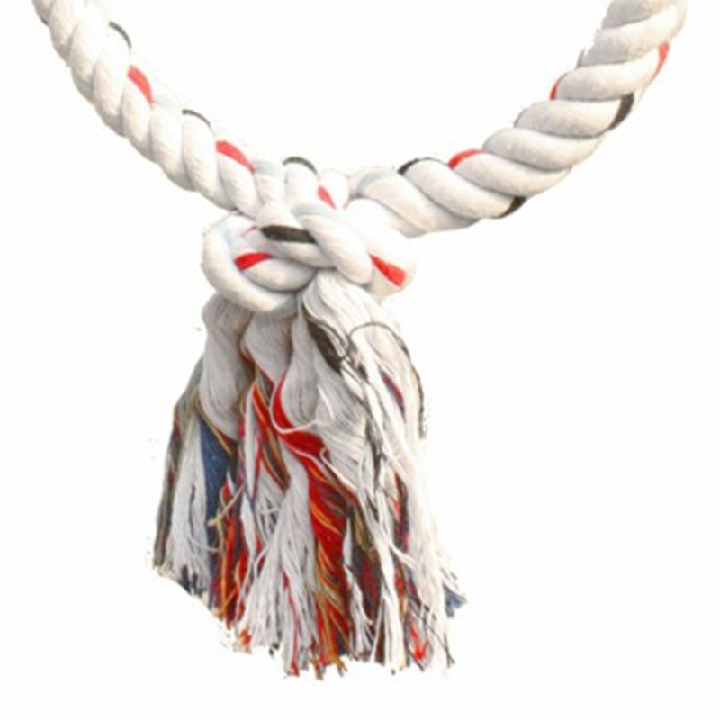 Pet Parrot Birds Cage Toy Cotton Rope Circle Ring Stand Chew Bite ...