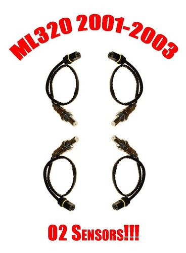 ML320 01-03 Downstream Left and Right Upstream Left and Right O2 ...