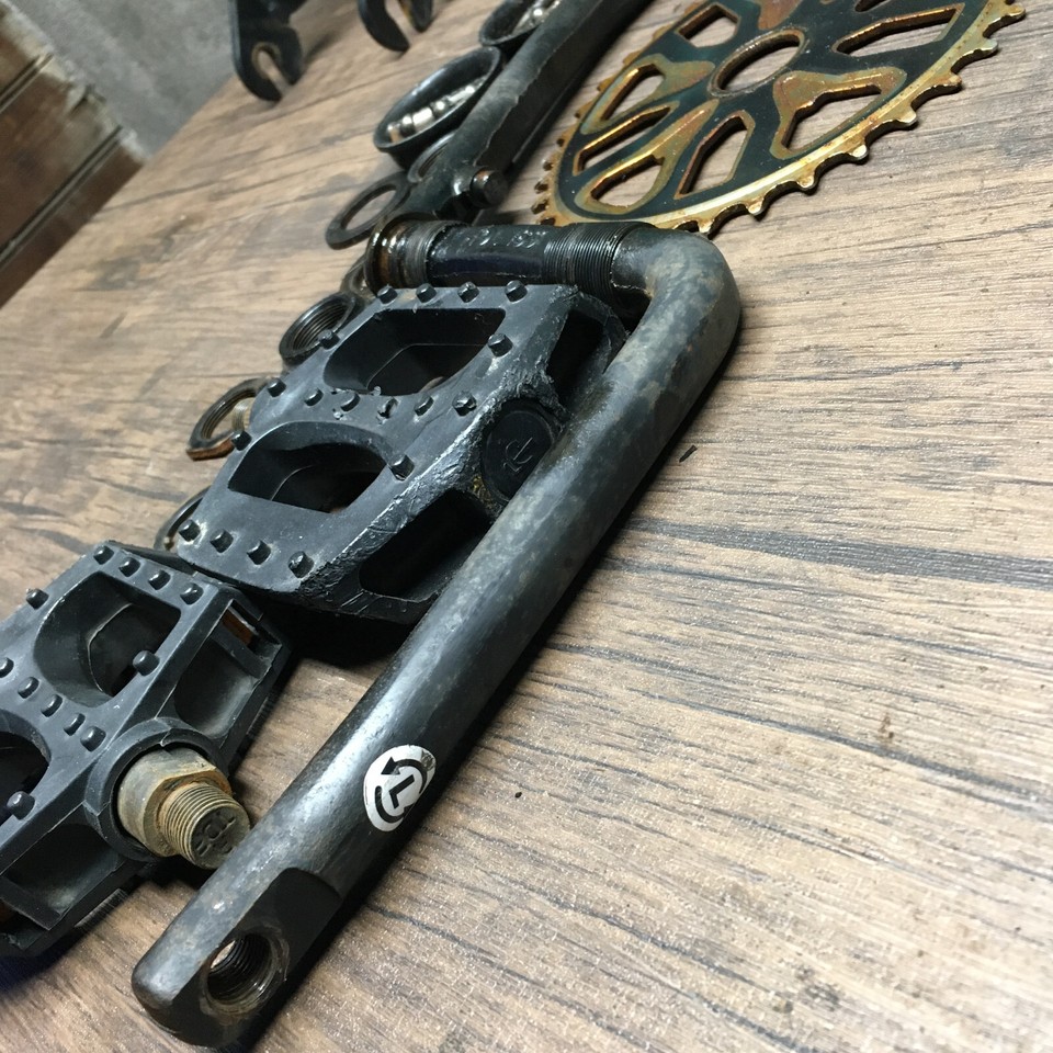 Mongoose Craze Rebel 20 BMX Bike 36 T Crankset 165 One Piece Crank set ...