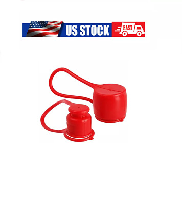 1/2 Skid Steer Bobcat Flat Face Hydraulic Quick Connect Coupler Dust ...
