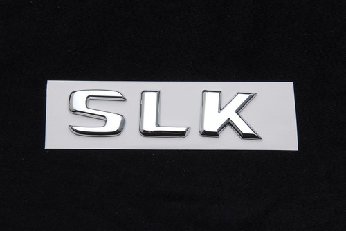 Trunk Lid Rear Emblem Badge Chrome Letters SLK fits Mercedes Benz R170 ...