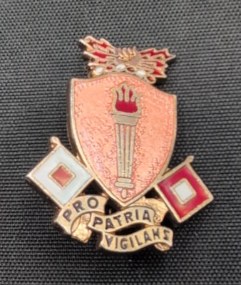 WWII/2 era US Army Signal Corps School DI/DUI pin pin-back unmarked. | eBay