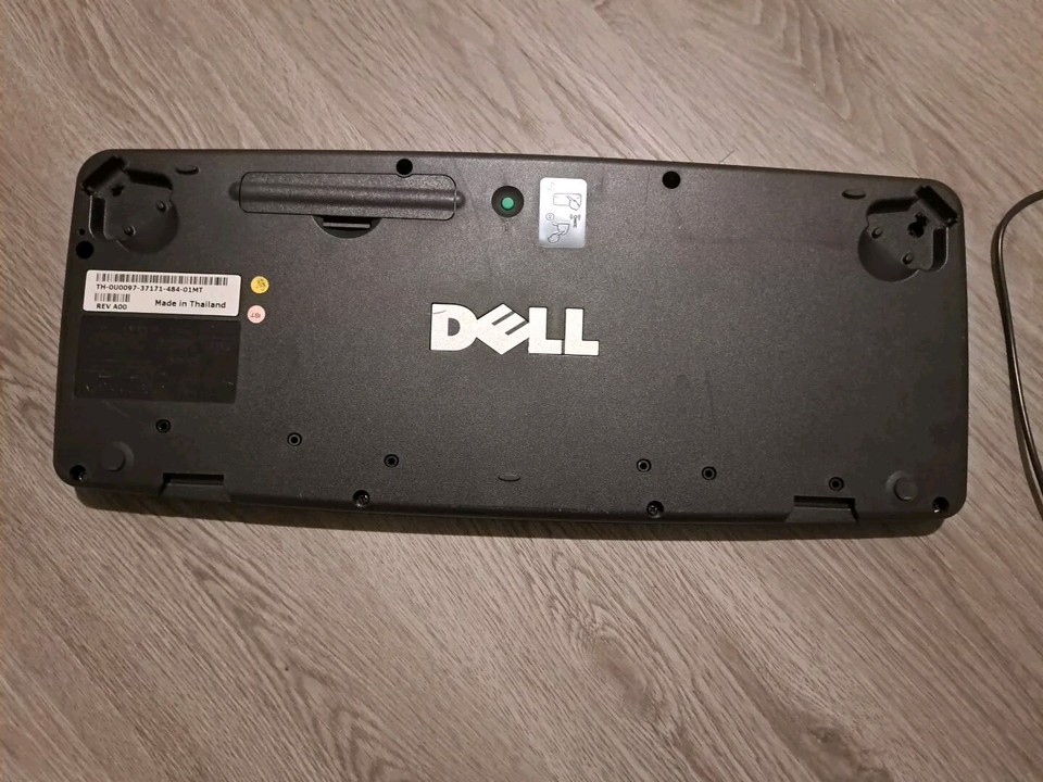 DELL WIRELESS KEYBOARD MODEL RT7D40 With USB RECEIVER . MISSING BOTH ...