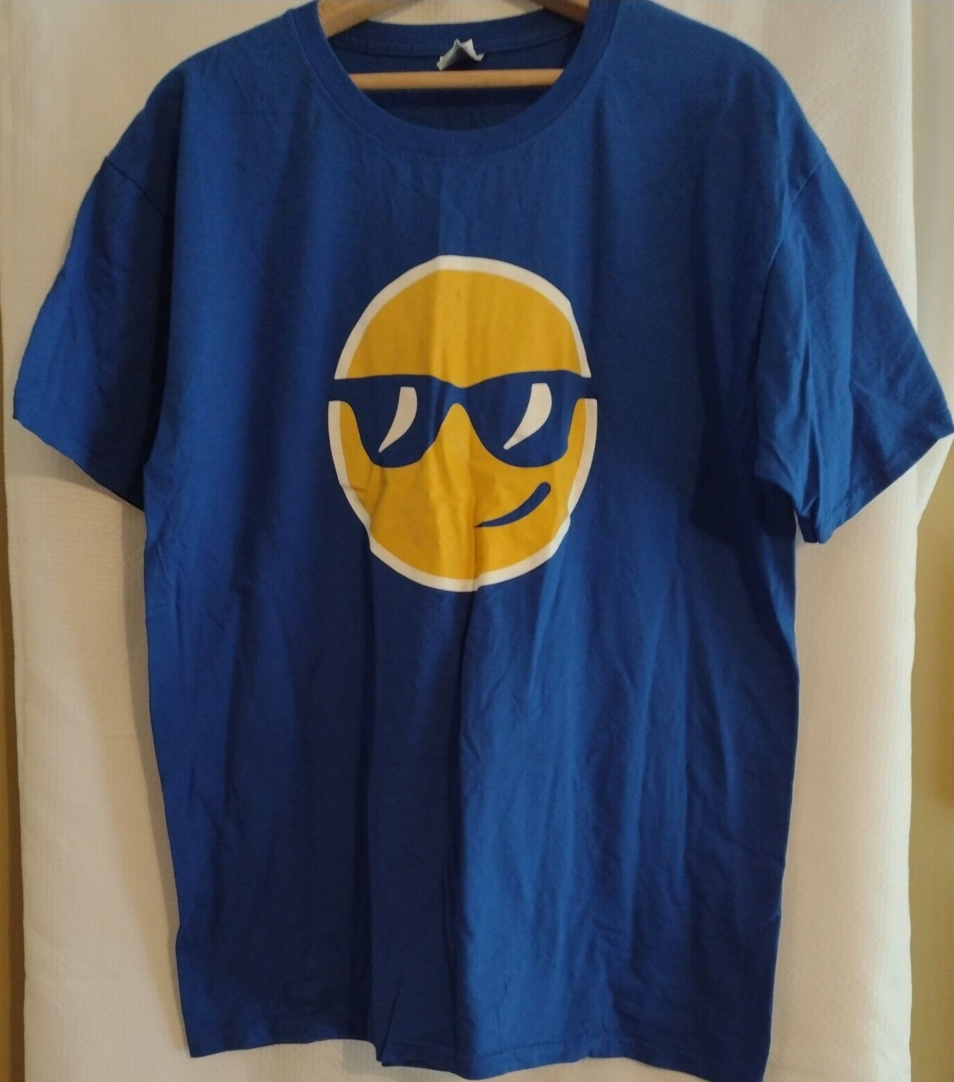 Pepsi Smiley Face Emoji Blue Short Sleeve Promo T Shi… - Gem