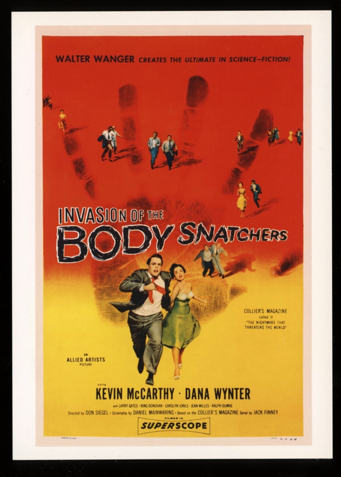 Invasion Of The Body Snatchers Movie Cinema Film Poster Art Postcard | eBay