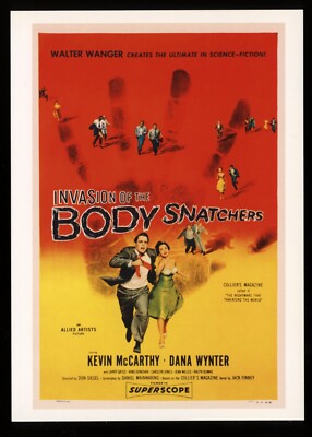 Invasion Of The Body Snatchers Movie Cinema Film Poster Art Postcard | eBay