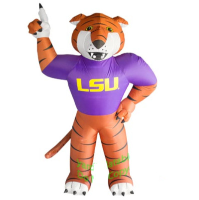 7' Air Blown LED Inflatable NCAA LSU Mike Mascot Yard decoration | eBay