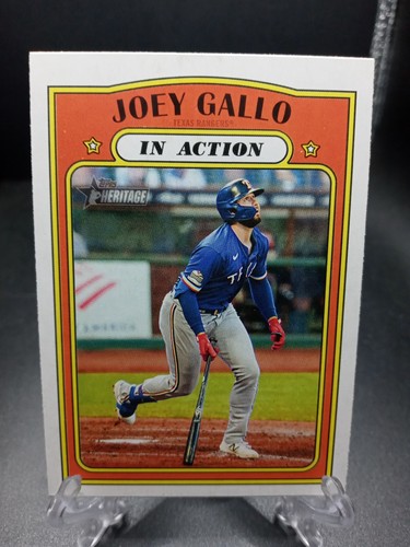 2021 Topps Heritage #180 Joey Gallo Texas Rangers | eBay
