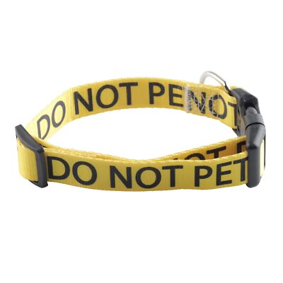 Do Not Pet/Caution Dog Collar Stay Away Dog Collar Do Not Touch Dog ...