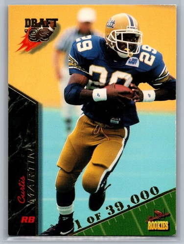 1995 Signature Rookies Curtis Martin #49 (RC) /39000 - NM-MT HOF ...