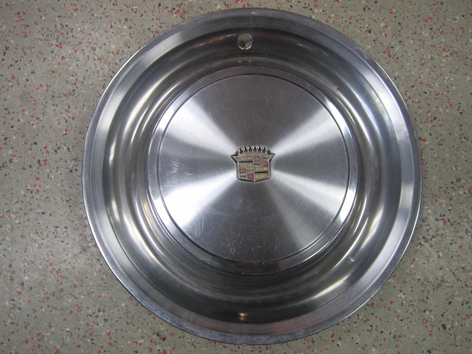 Set (4) 1973 15" Cadillac DeVille Stainless Wheel Covers Hubcaps ...
