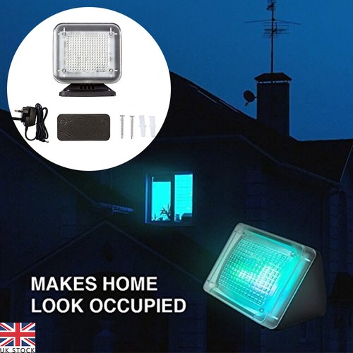 LED Fake TV Light Home Security Simulator Burglar Intruder Thief ...
