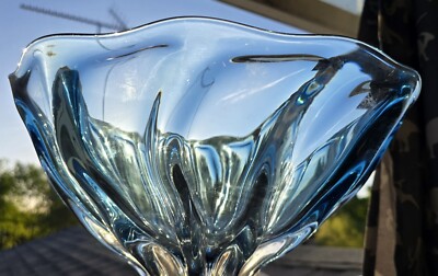 ED BRANSON ARBOR BOWL BLOWN ART CRYSTAL GLASS SIGNED 1998 | eBay