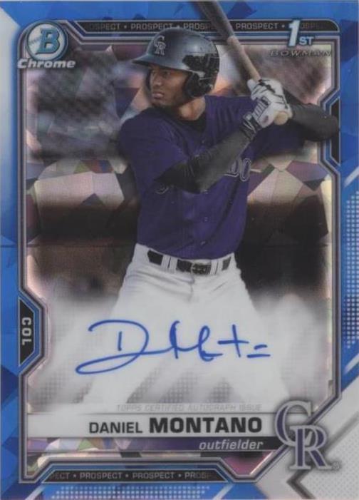 2021 Bowman Sapphire Edition - Chrome Prospects Autograph Daniel ...