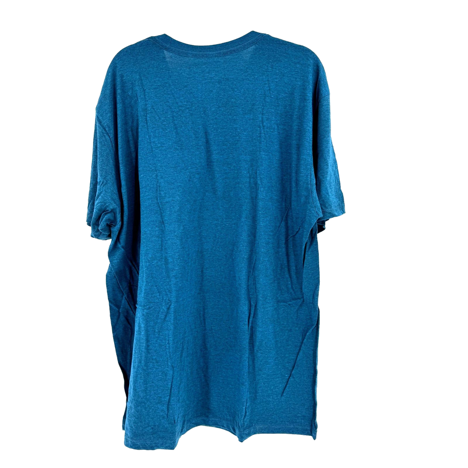 NEW Lazy J Ranch Wear Hereford Sky T-Shirt Mens 2XL Blue Cowboy Western ...