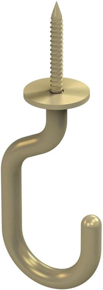 N275-524 Modern Ceiling J Hook, Brushed Gold, 3-11/32-In | eBay