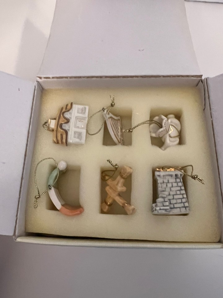 LENOX LUCK OF THE IRISH 12 Tree Ornaments Exc In Box | eBay
