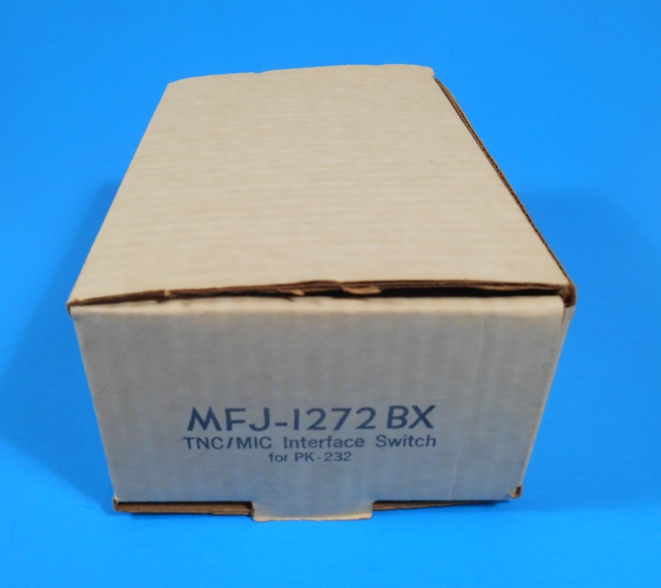 MFJ Microphone/TNC Switch Model MFJ-1272BX Ham Radio | eBay