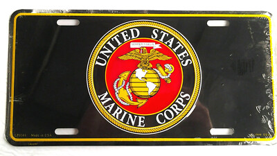UNITED STATES MARINE CORPS License Plate Made in the USA 301 EE | eBay