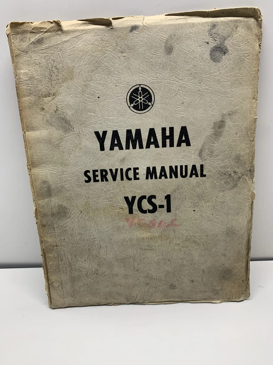 Yamaha Motorcycle Service Manuals