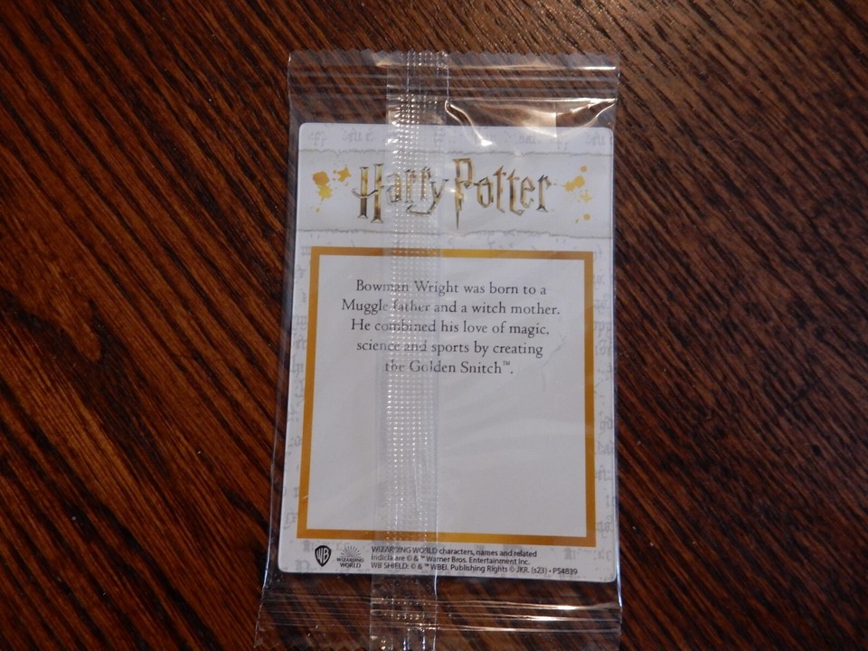 HARRY POTTER CHOCOLATE FROG TRADING CARD ~Ignatia Wildsmith~NEW/SEALED ...