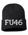 FU46 Embroidered Cuffed Beanie Hat, Embroidered Gift, Winter Hat | eBay