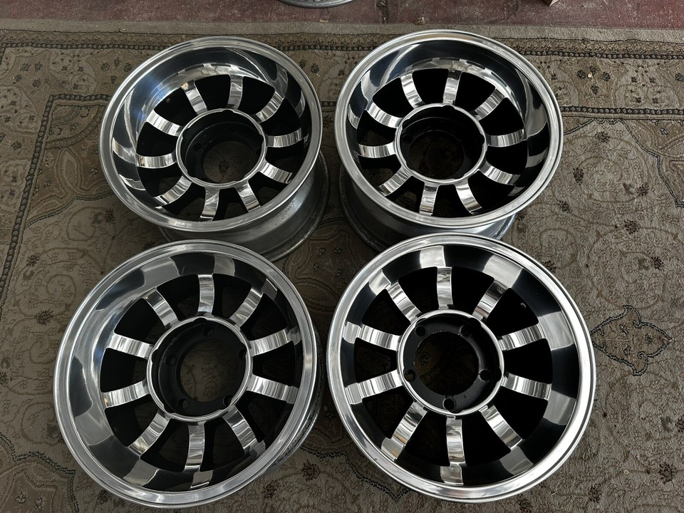 SET 4 15x8.5 VECTOR 10 SPOKE TURBINE STYLE FORD PICKUP 5 1/2 RIMS | eBay