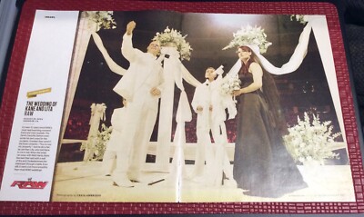 WWE Kane Wedding Double Sized Print Ad Poster Art (Pages may be ...