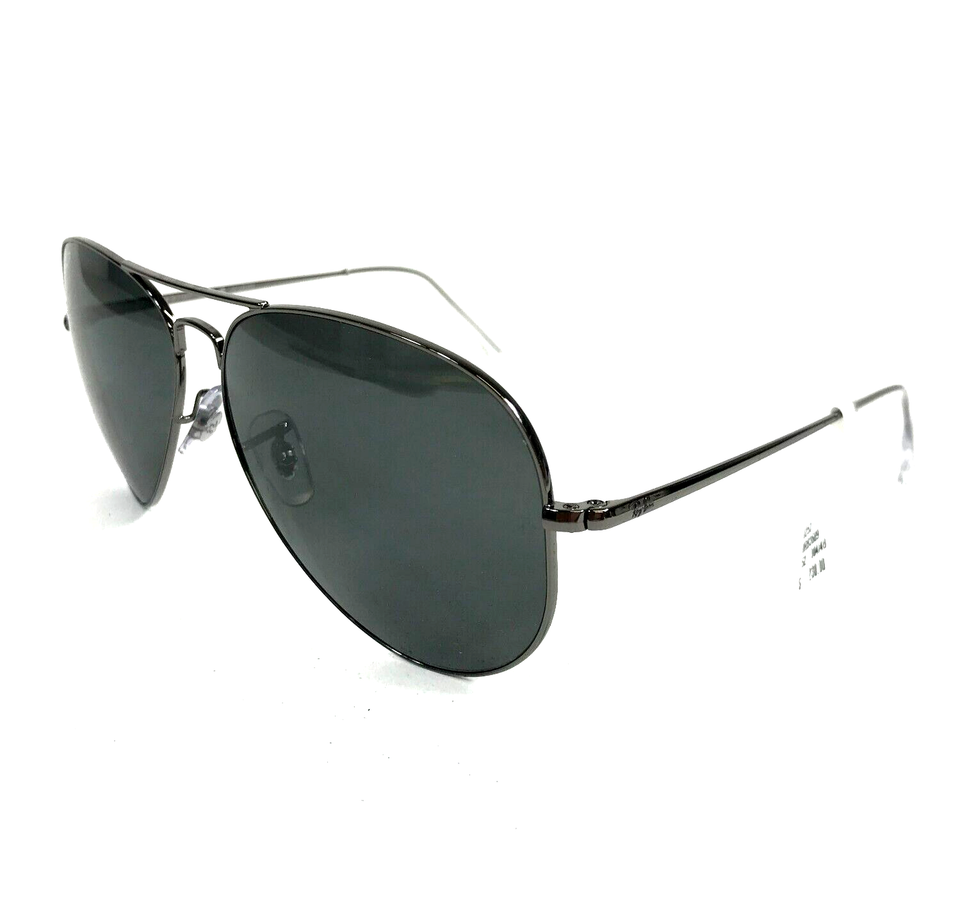 Ray-Ban Sunglasses RB3689 AVIATOR METAL II 004/48 Gunmetal Black ...