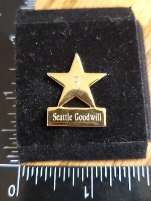 Seattle Goodwill 5 year employee pin Lapel Hat Washington SL | eBay