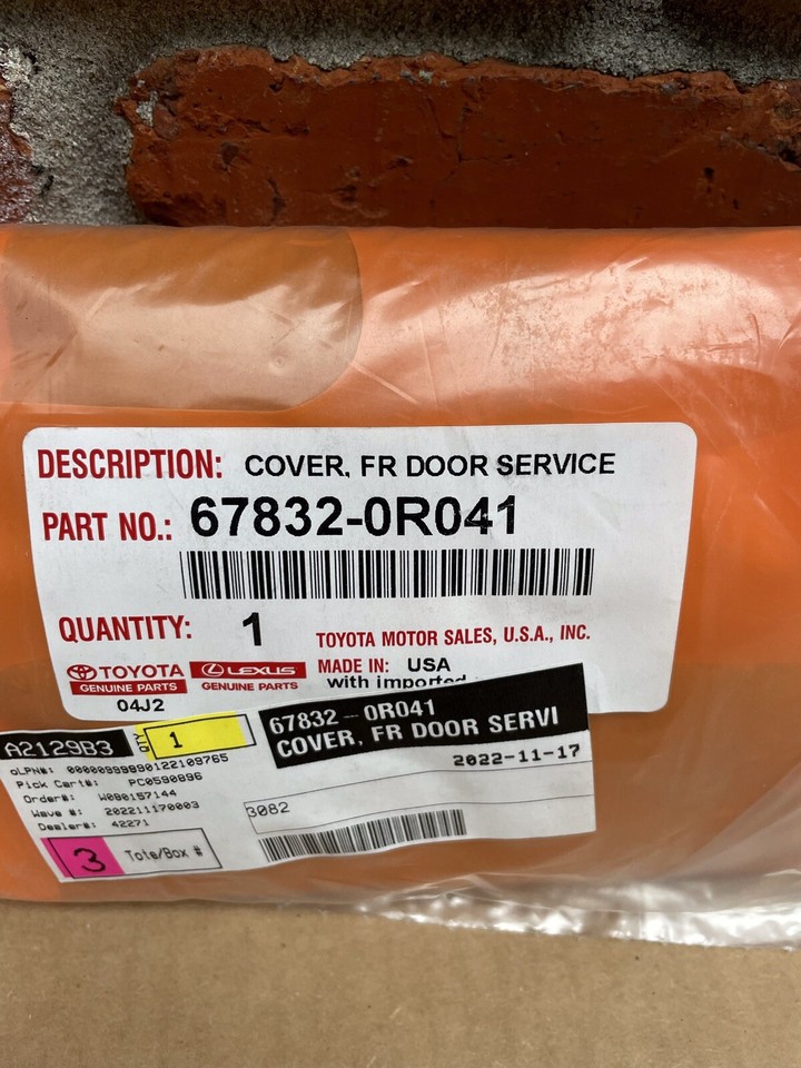 NEW OEM 2013-2018 TOYOTA RAV4 LEFT FRONT DOOR WATER VAPOR DEFLECTOR ...