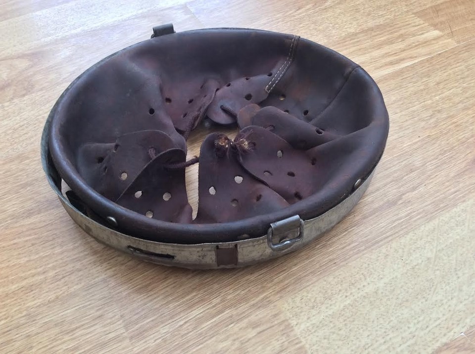 WW2 German Helmet Liner. Large size for size 68 shell | eBay UK