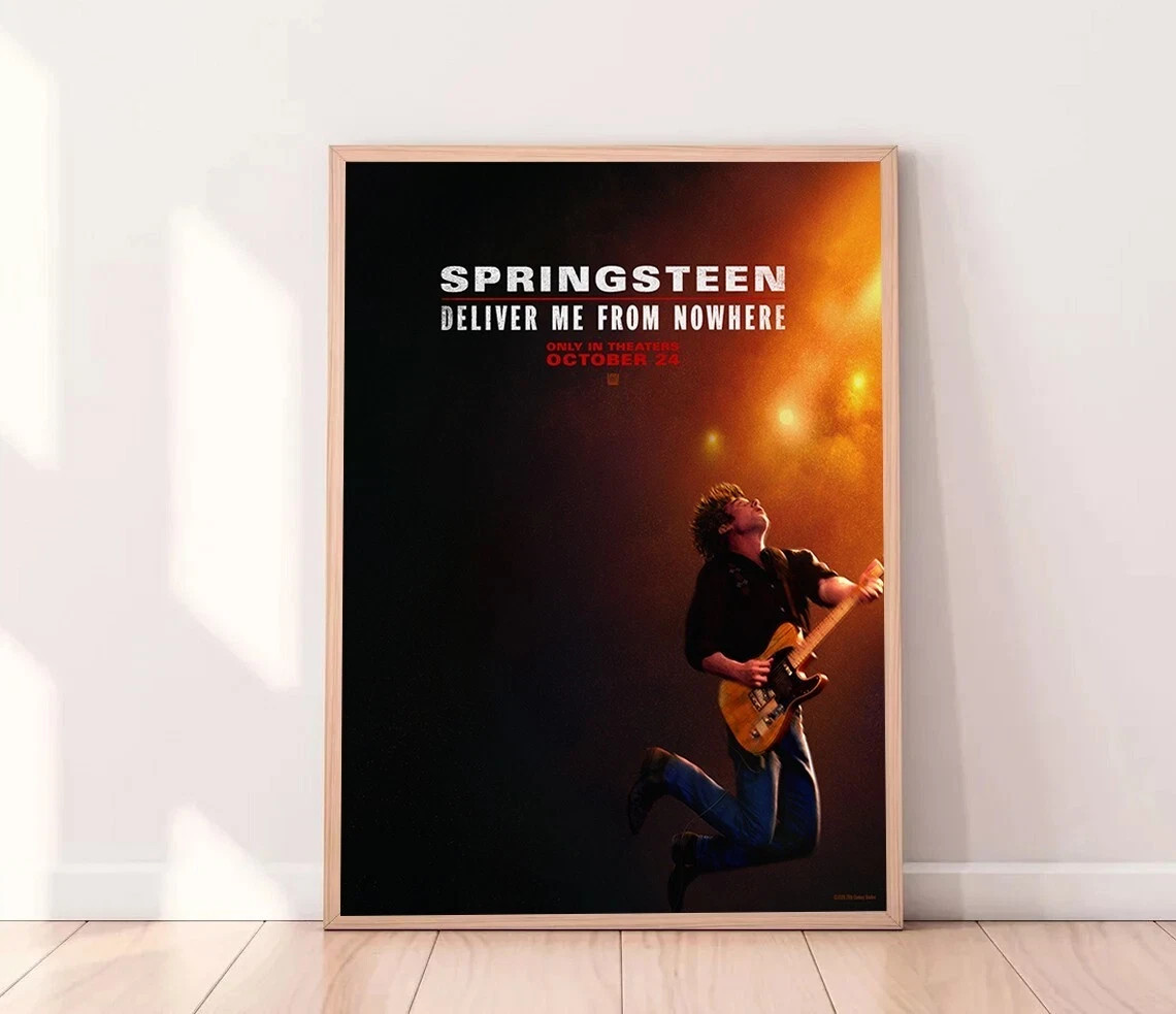 Springsteen Deliver Me from Nowhere 2025 Poster, Bruce Springsteen ...