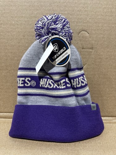 University of Washington Football UW Huskies Captivating Beanie Hat Cap ...